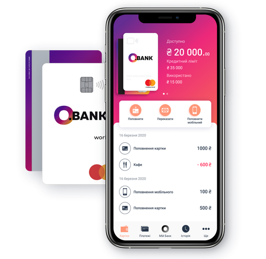 Интернет-банкинг O.Bank - Приложение O.Bank